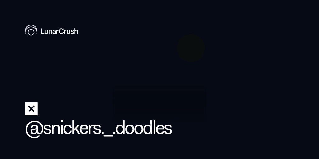 Trending Social Media Creator Profile on LunarCrush