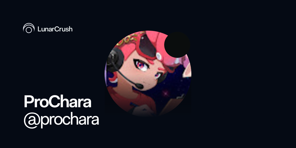 prochara Trending Social Media Creator Profile on LunarCrush