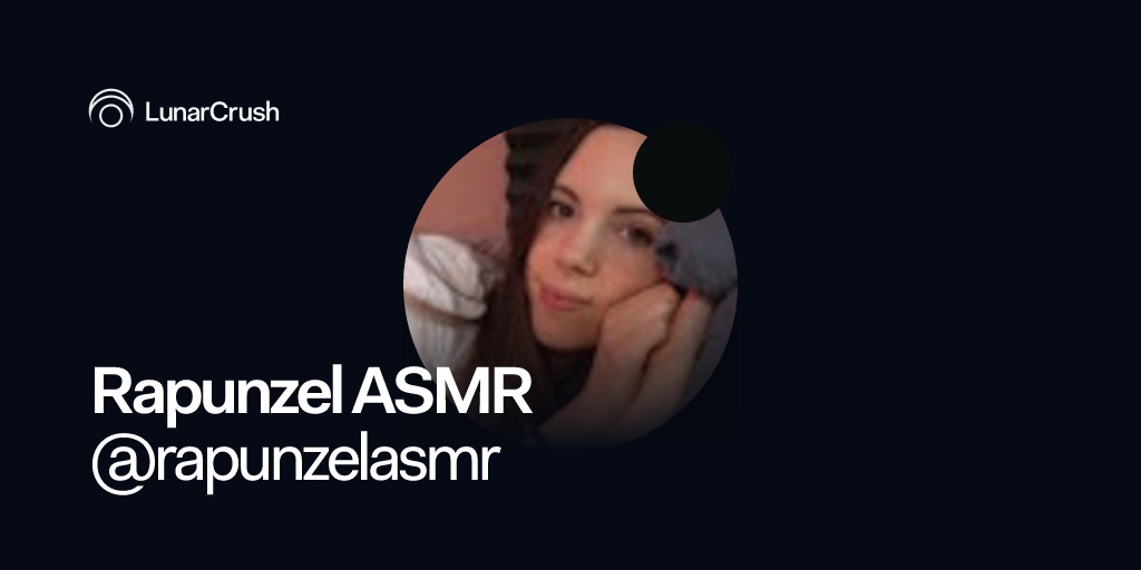 rapunzelasmr Trending Social Media Creator Profile on LunarCrush