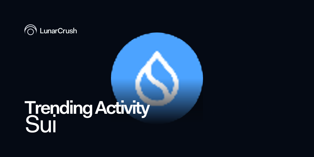 Sui (SUI) Social Media Analytics on LunarCrush