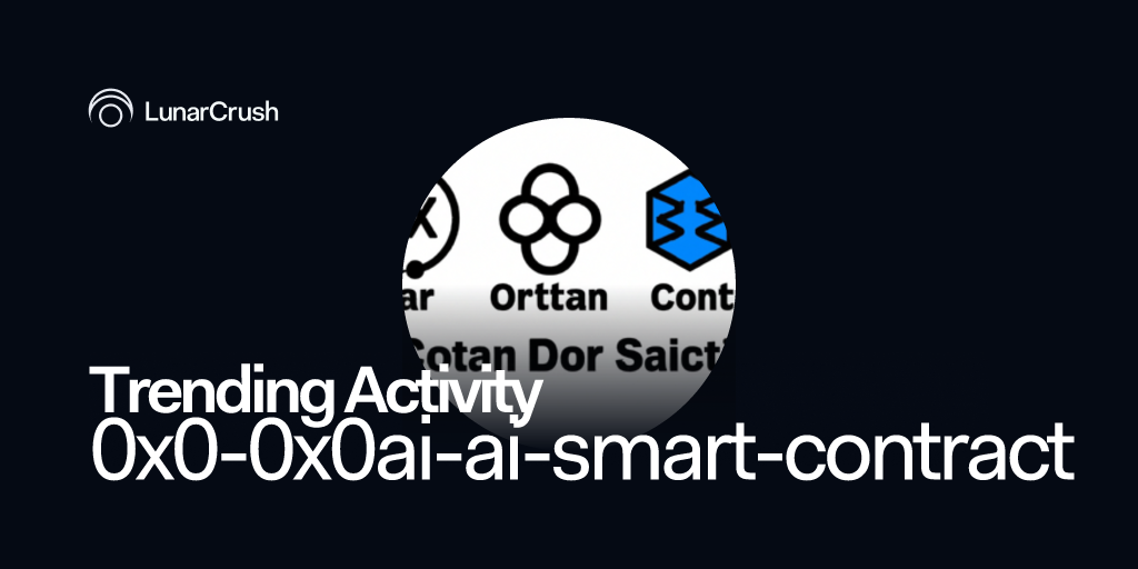 0x0.ai: AI Smart Contract (0X0) Social Media Analytics on LunarCrush