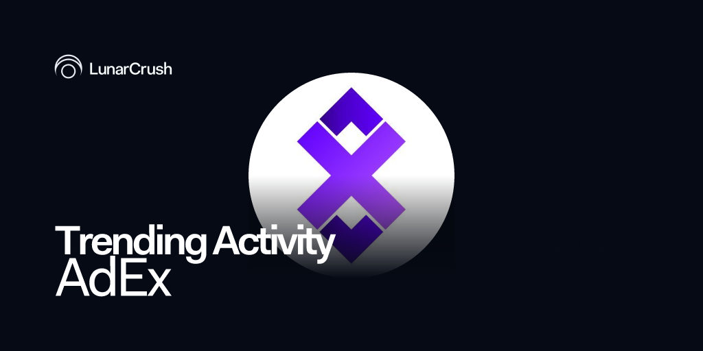AdEx (ADX) Social Media Analytics on LunarCrush