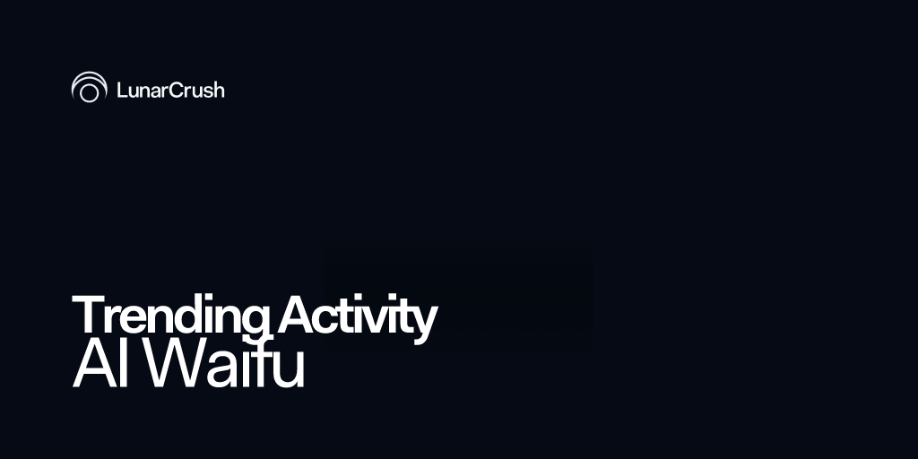 AI waifu Social Media Analytics on LunarCrush