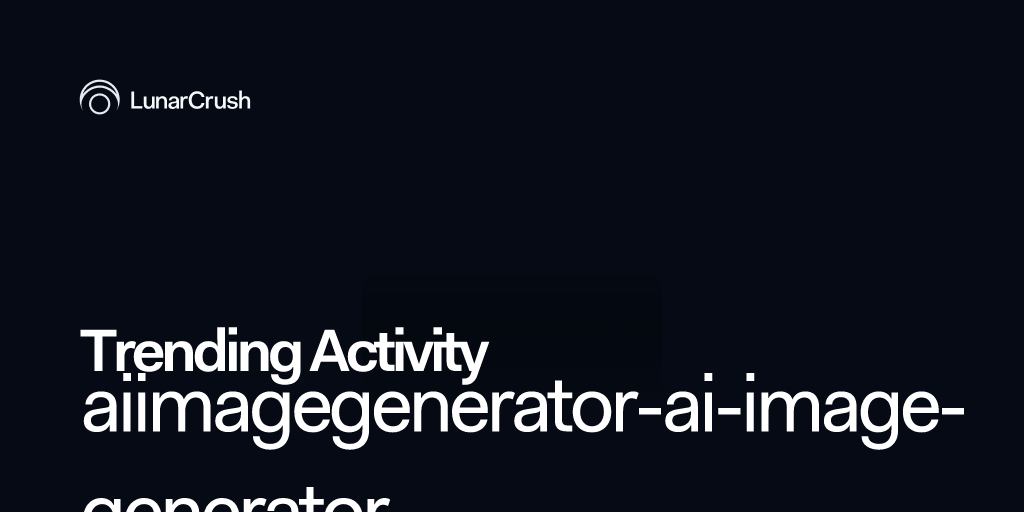 aiimagegenerator-ai-image-generator Social Media Analytics on LunarCrush