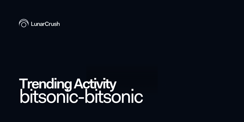 bitsonic-bitsonic Social Media Analytics on LunarCrush