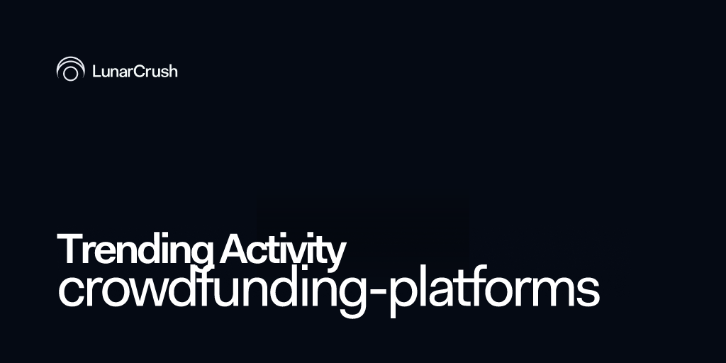 crowdfunding-platforms Social Media Analytics on LunarCrush