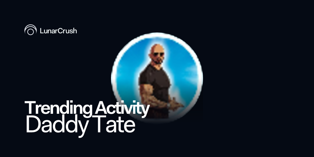 Daddy Tate (DADDY) Social Media Analytics on LunarCrush