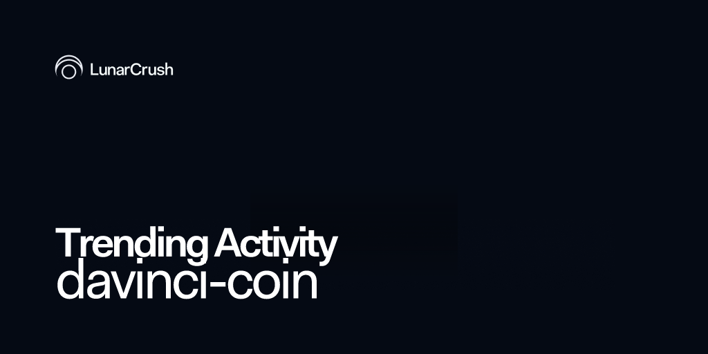 davinci-coin Social Media Analytics on LunarCrush