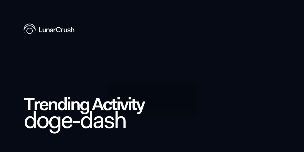 doge-dash Social Media Analytics on LunarCrush