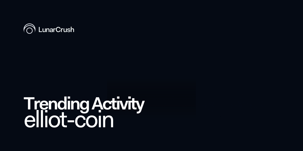 elliot-coin Social Media Analytics on LunarCrush
