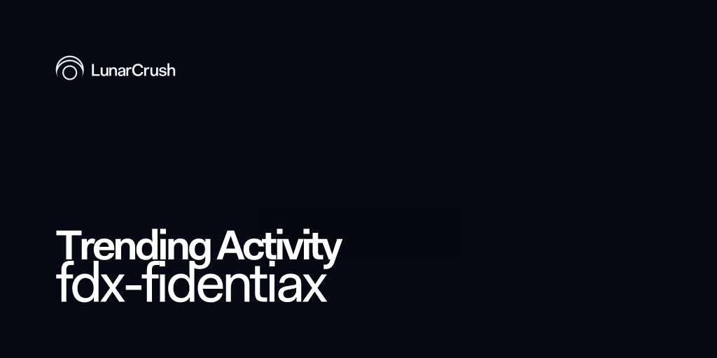 fdx-fidentiax Social Media Analytics on LunarCrush
