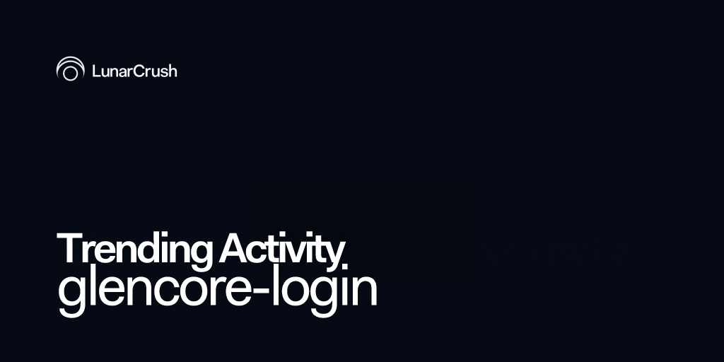 glencore-login Social Media Analytics on LunarCrush