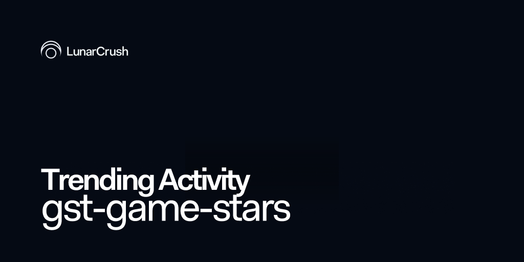 gst-game-stars Social Media Analytics on LunarCrush