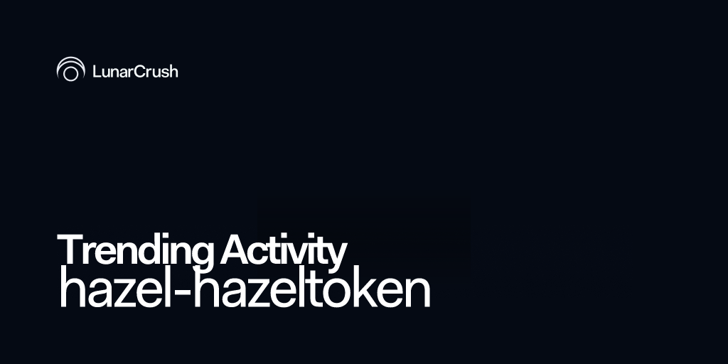 hazel-hazeltoken Social Media Analytics on LunarCrush