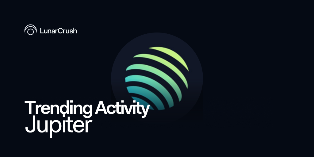 Jupiter (JUP) Social Media Analytics on LunarCrush