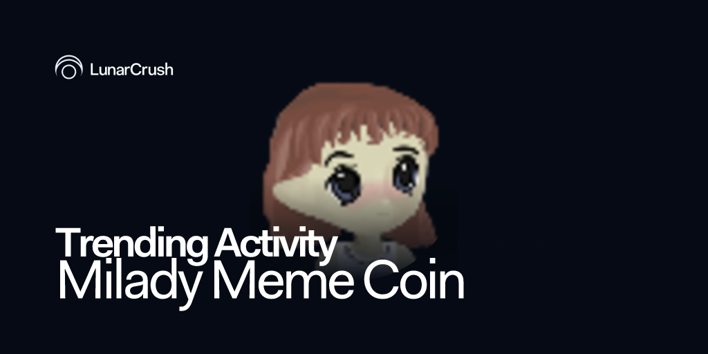 Milady Meme Coin (LADYS) Social Media Analytics on LunarCrush