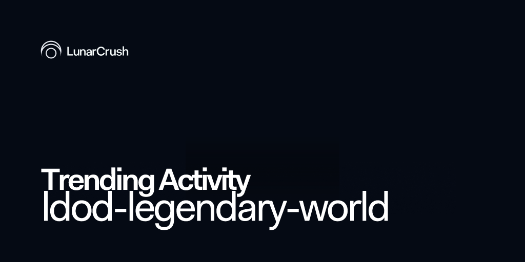 ldod-legendary-world Social Media Analytics on LunarCrush