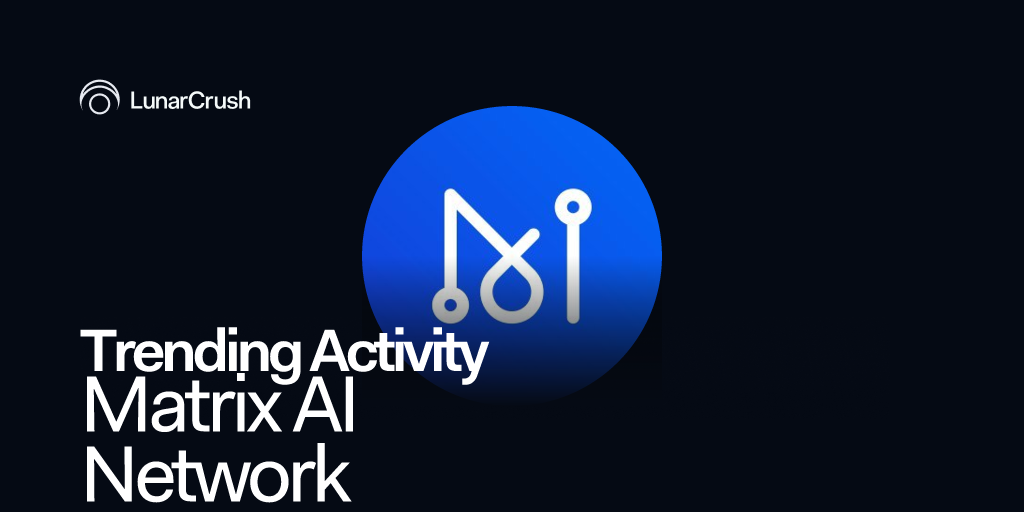 Matrix AI Network (MAN) Social Media Analytics on LunarCrush