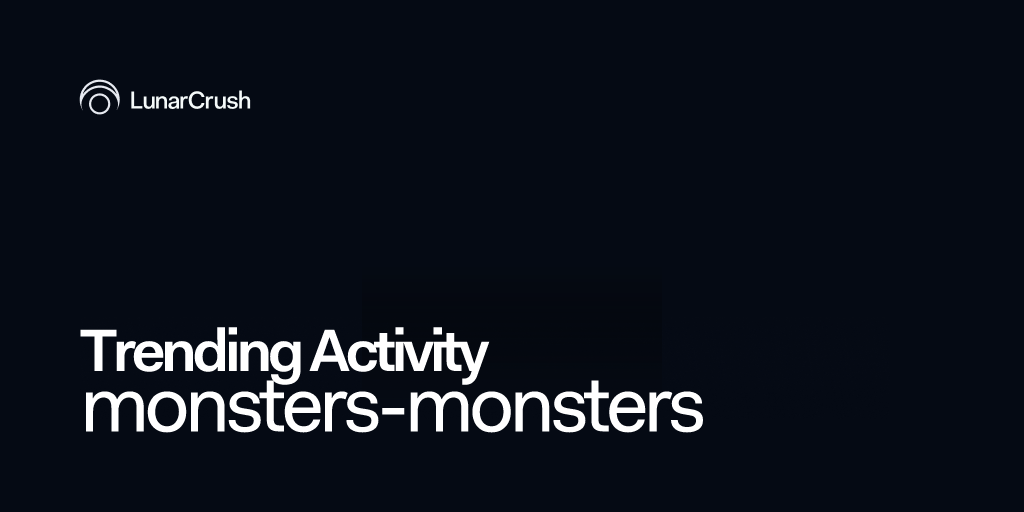 monsters-monsters Social Media Analytics on LunarCrush