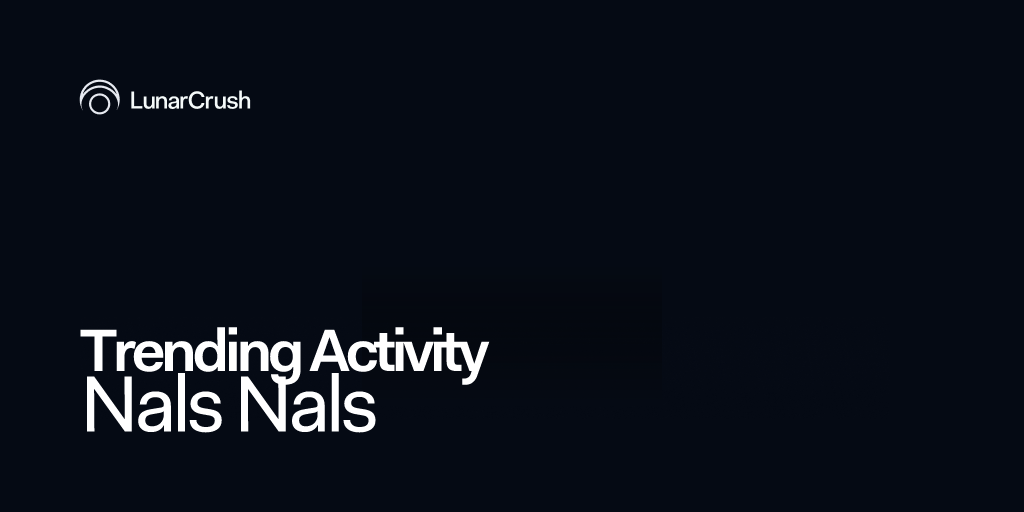 nals (NALS) Social Media Analytics on LunarCrush