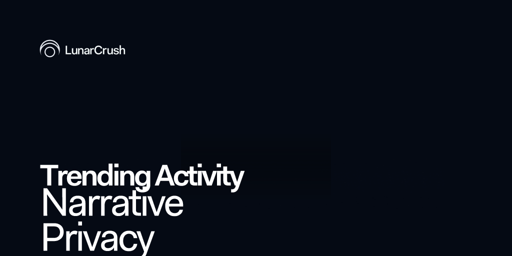 Narrative Privacy Social Media Analytics on LunarCrush