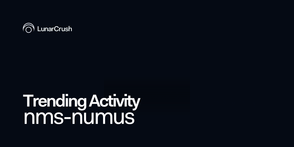 nms-numus Social Media Analytics on LunarCrush