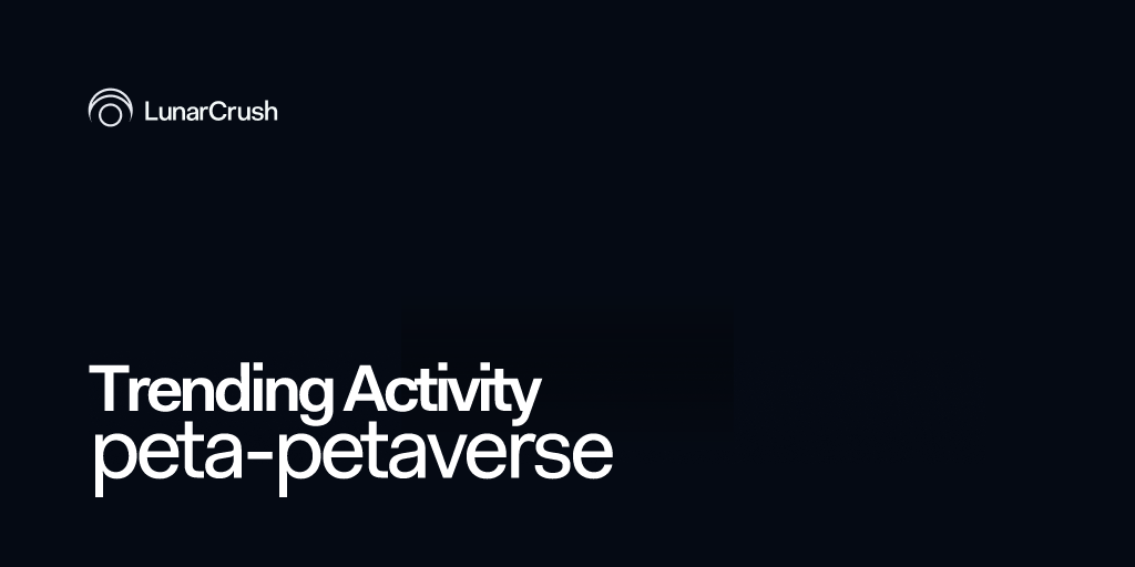 peta-petaverse Social Media Analytics on LunarCrush