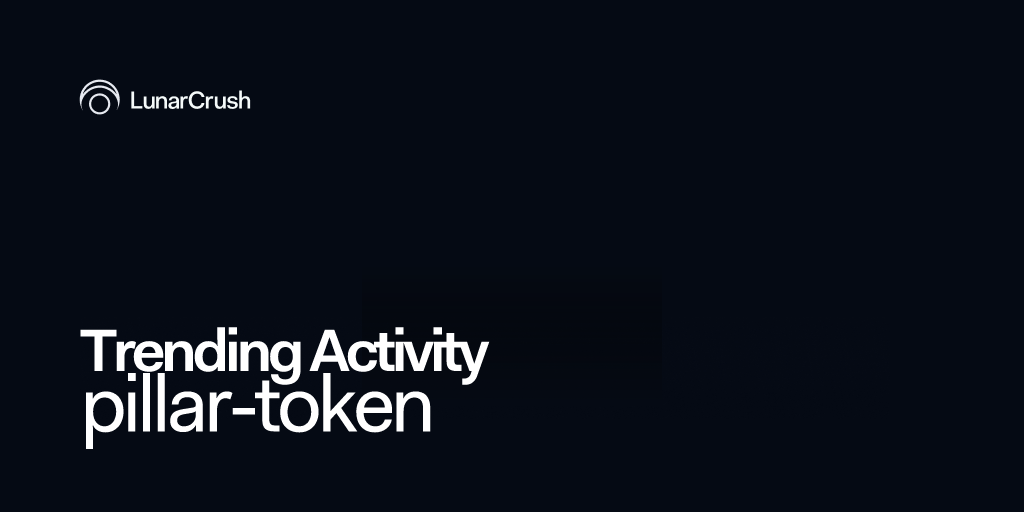 pillar-token Social Media Analytics on LunarCrush
