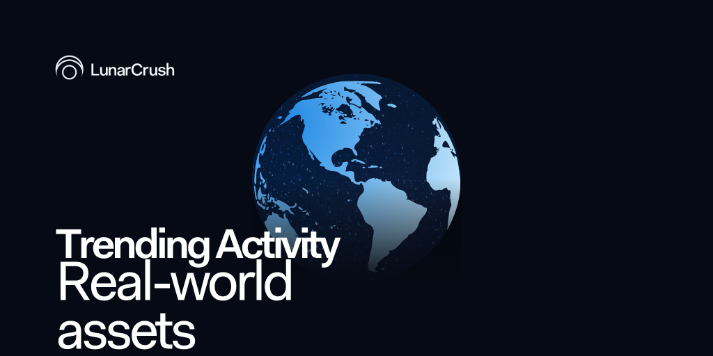 Real-world assets Social Media Analytics on LunarCrush