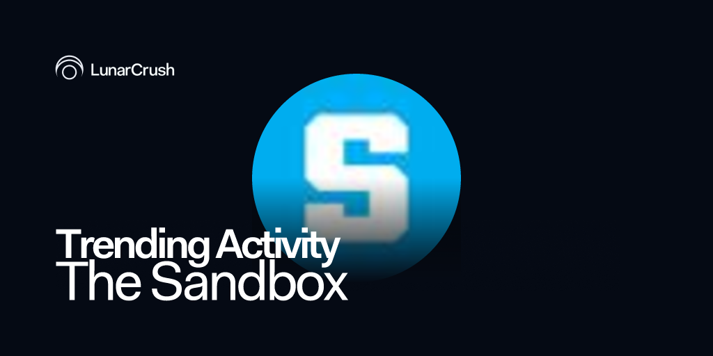 The Sandbox (SAND) Social Media Analytics on LunarCrush