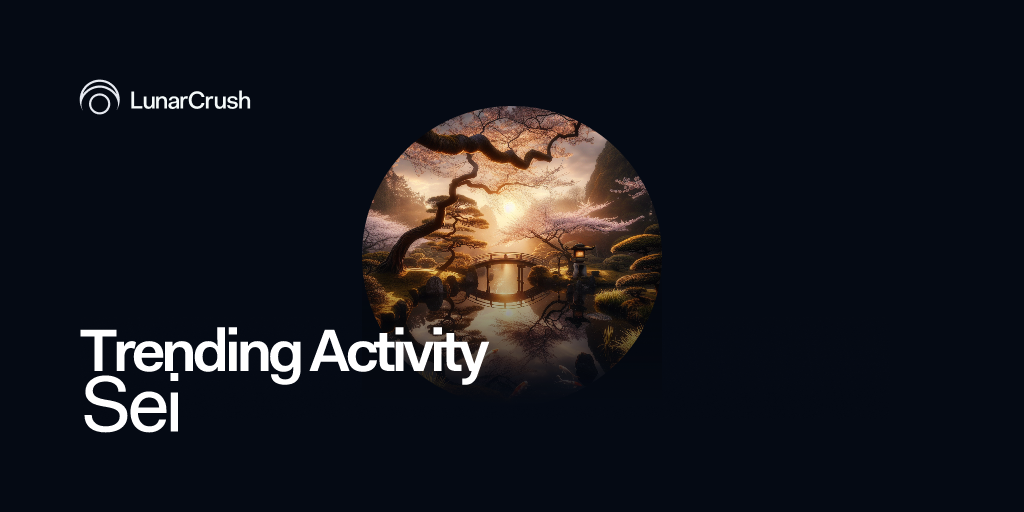 SEI Social Media Analytics on LunarCrush