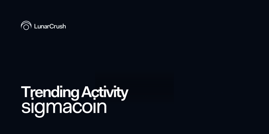 sigmacoin Social Media Analytics on LunarCrush