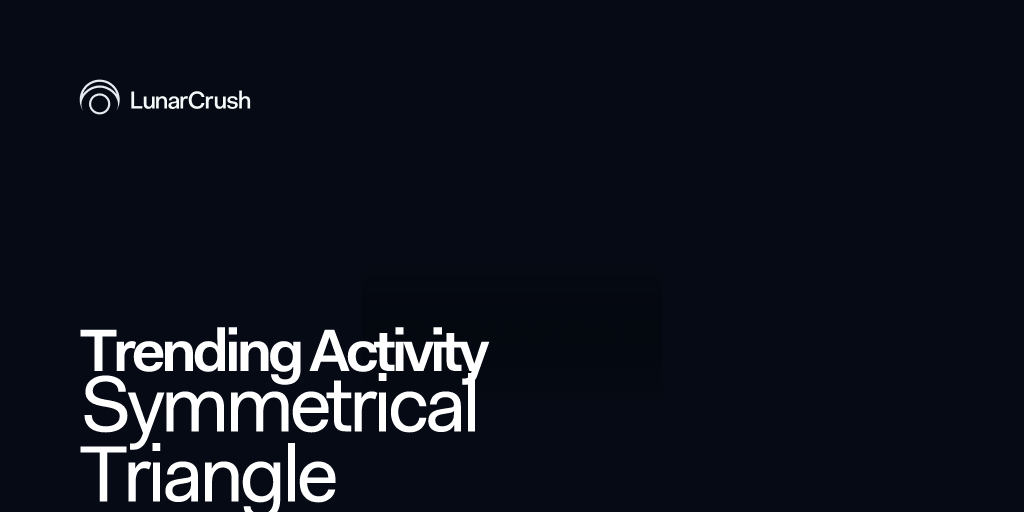 symmetrical-triangle Social Media Analytics on LunarCrush