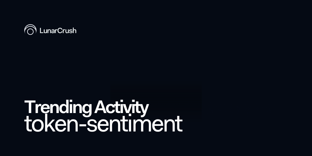 Token Sentiment Social Media Analytics on LunarCrush
