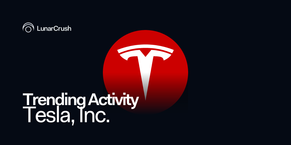 Tesla, Inc. (TSLA) Social Media Analytics on LunarCrush