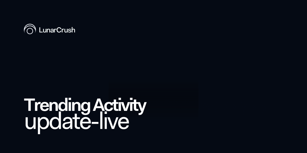 UPDATE LIVE Social Media Analytics on LunarCrush