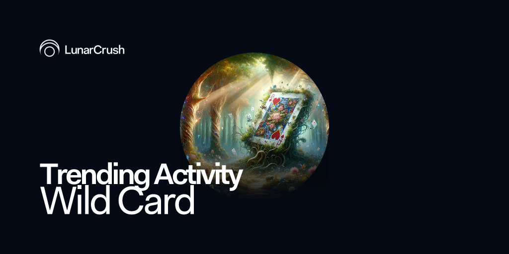 Wild card Social Media Analytics on LunarCrush